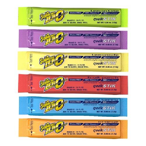 Sqwincher® Qwik Stik® Zero Single Serve, 10 oz Yield (Pack of 500 ...