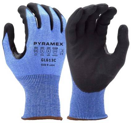 ANSI CUT LEVEL 4 - TOUCH SCREEN FRENDLY MICRO-FOAM NITRILE GLOVES, A4 ...