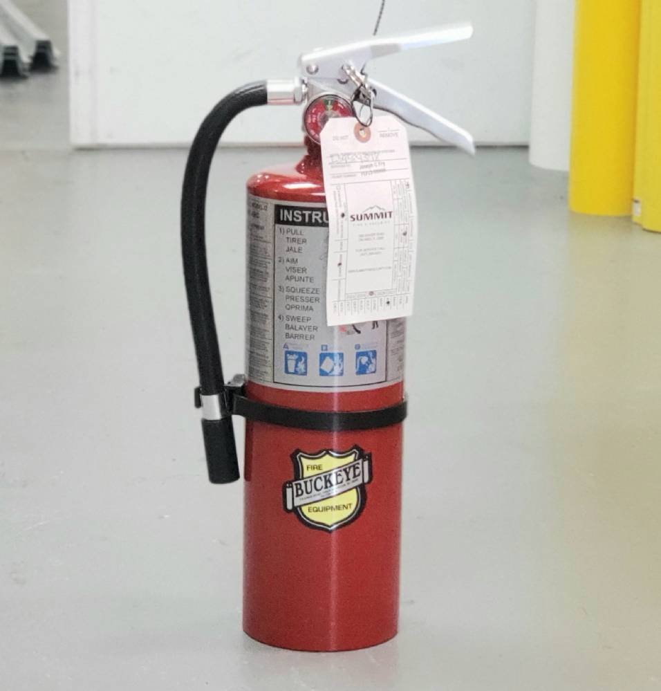 Abc Fire Extinguisher w/ an inspection - 5 lb, Signs / Utility Safety ...
