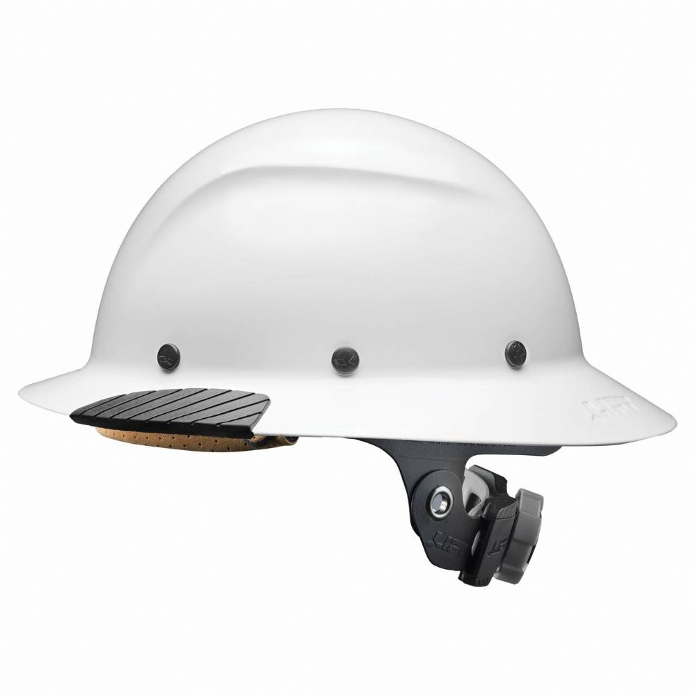 LIFT Fire Reinforced Resin FULL BRIM HARDHAT- Gloss White, Full Brim ...