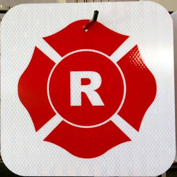 Fl Light Frame Truss Sign - R, RF, or F, Safety Signs, 985992| SafetyEr