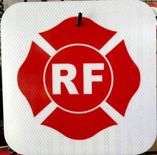 Fl Light Frame Truss Sign - R, RF, or F, Safety Signs, 985992| SafetyEr