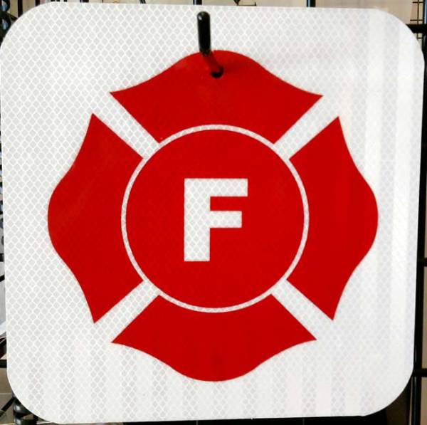 Fl Light Frame Truss Sign - R, RF, or F, Safety Signs, 985992| SafetyEr