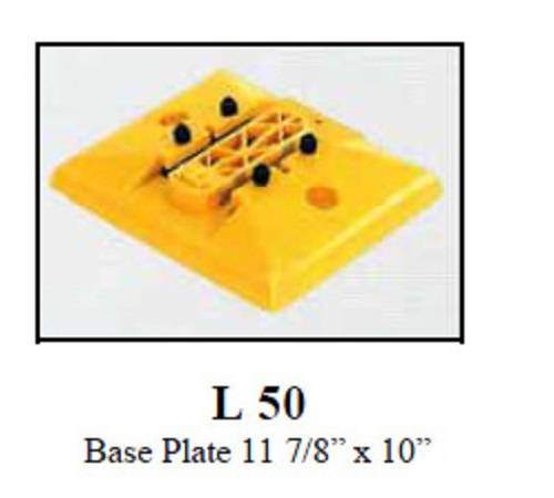 Base Plate, Traffic Delineators, L50| SafetyEr