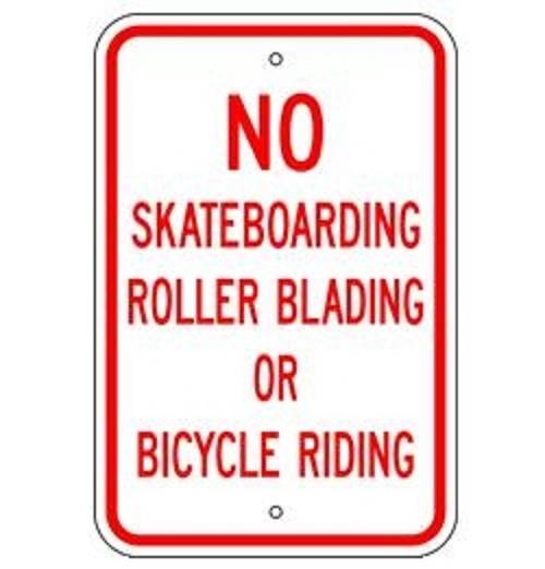 Standard Skateboard Sign, Safety Signs, 985466| SafetyEr
